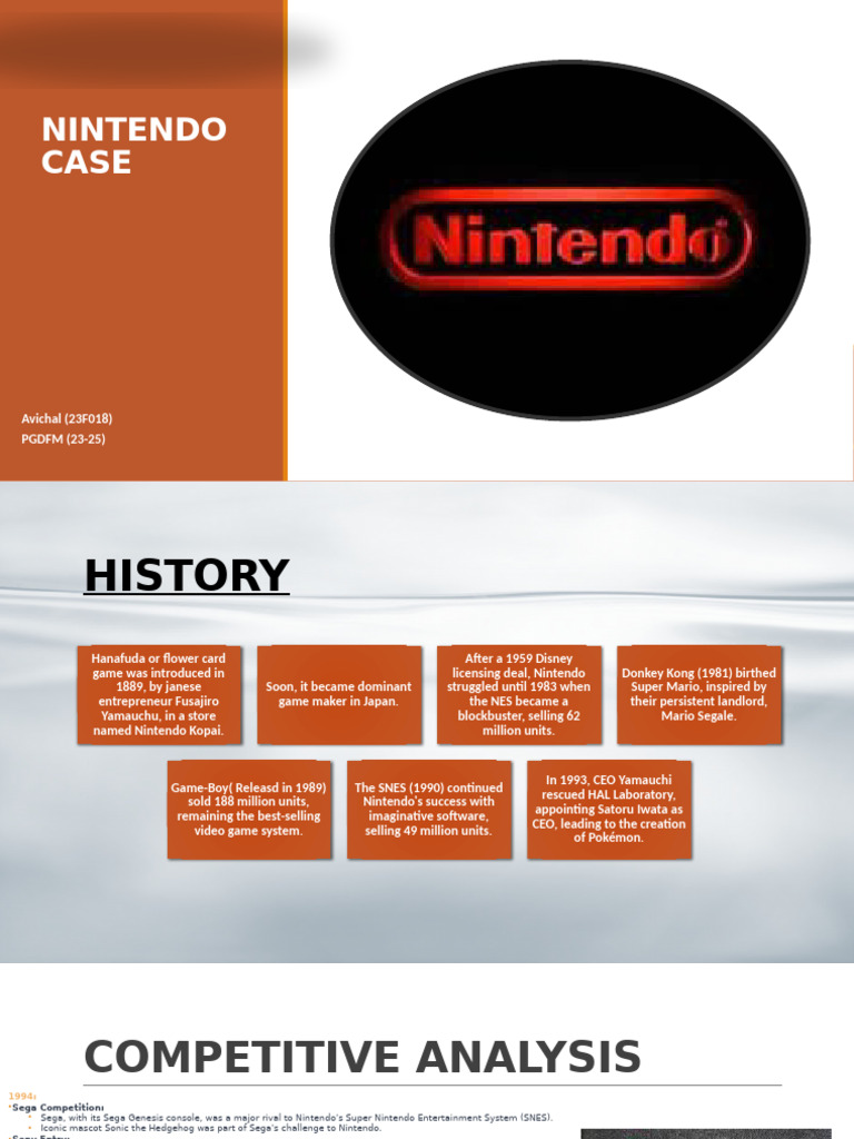 Nintendo Competitive Landscape Overview | PDF | Nintendo | Wii