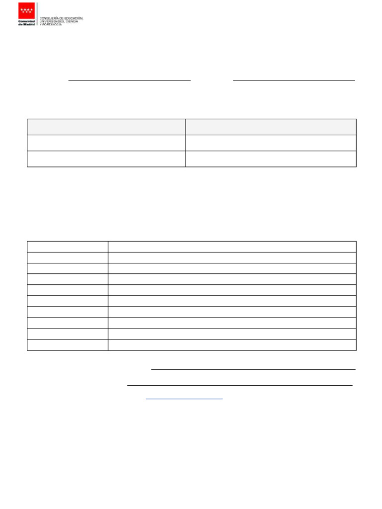 Documento Información y Punto Complementario | PDF