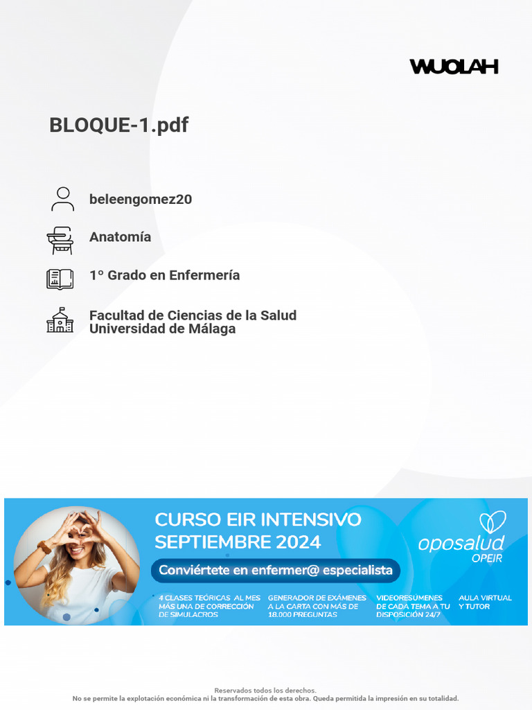 Bloque 1 Anatomia Pdf