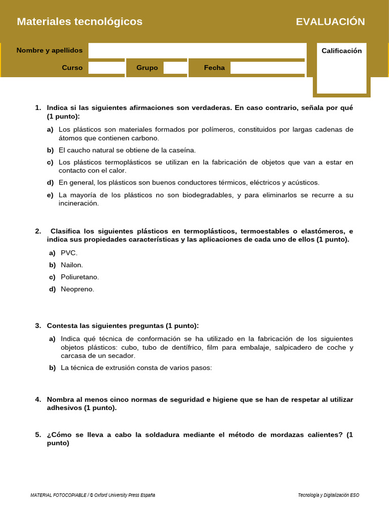 Mat Tecn Eval Sol Prueba Evaluacion Niv 2 | PDF