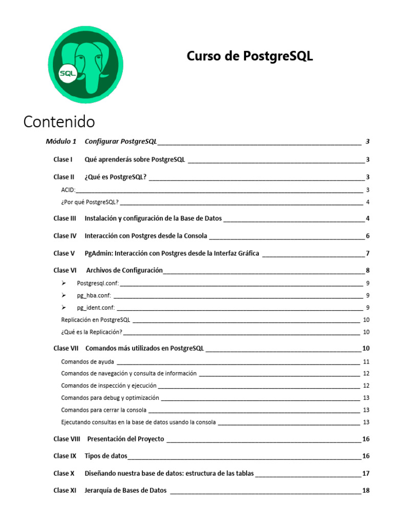 Notas PostgreSQL | PDF