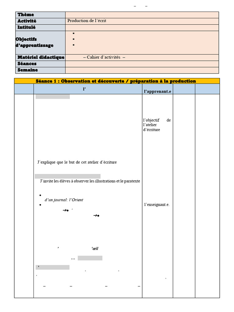 Production Écrite Produire Un Article de Journal | PDF