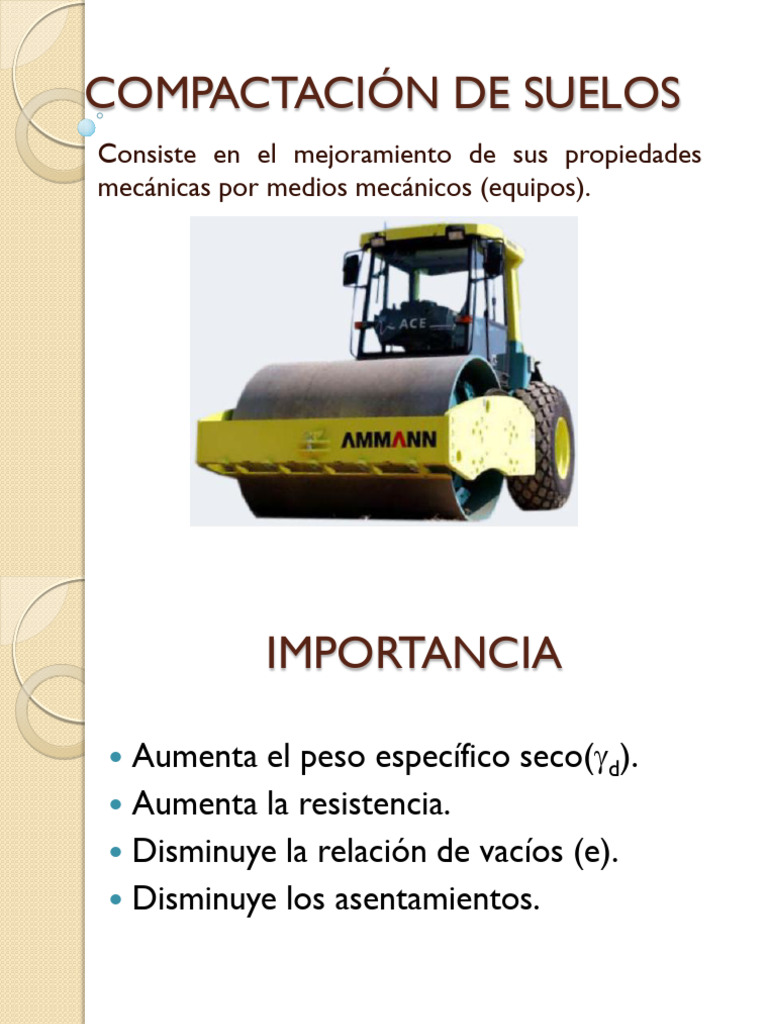Parte I Compactacion de Suelos | PDF
