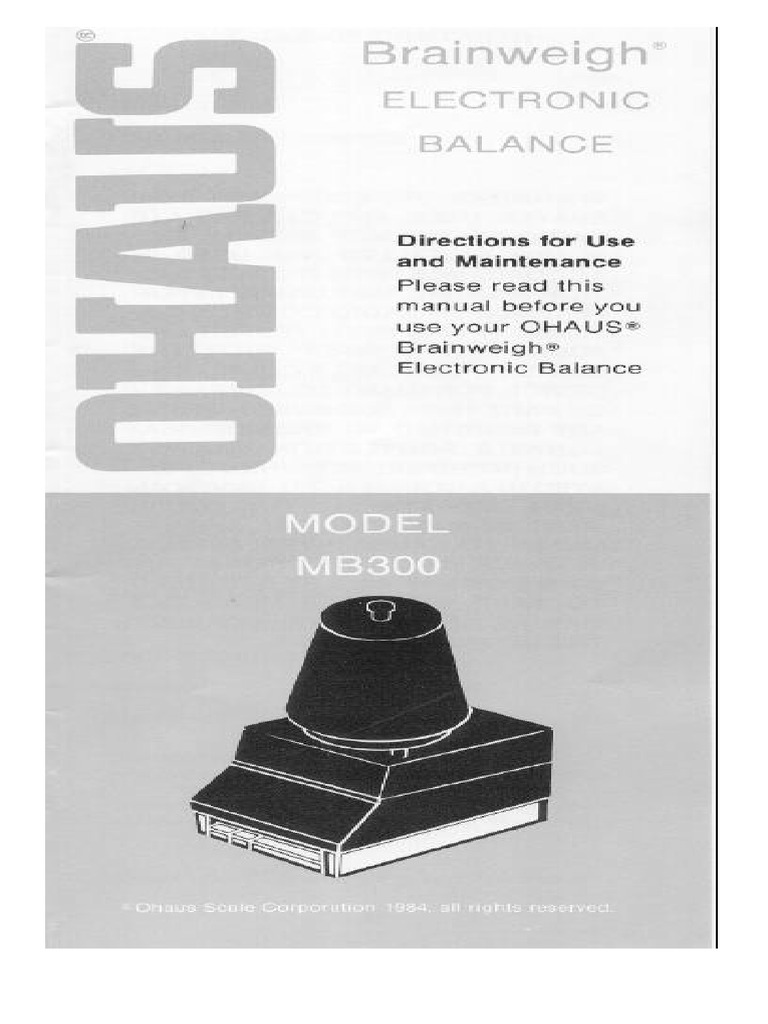 MB300 IM 76624-00 | PDF