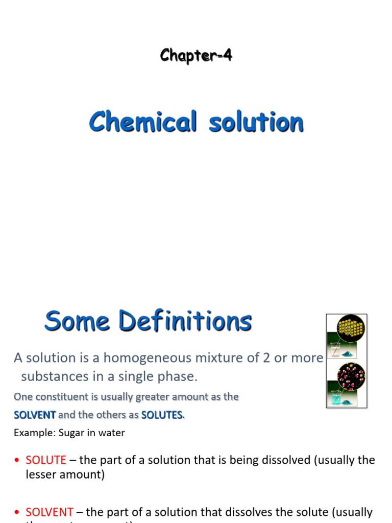 Chp-5, Chemical Solutions - Abir | PDF