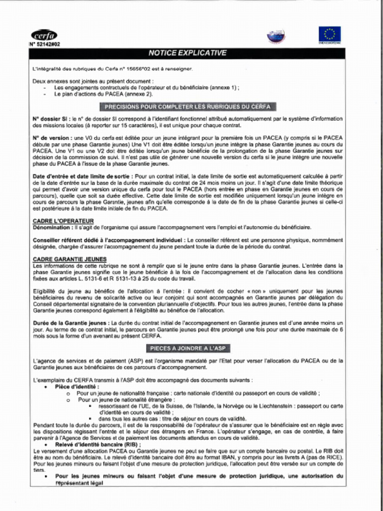 Notice Explicative Pacea - 20170502095312 | PDF