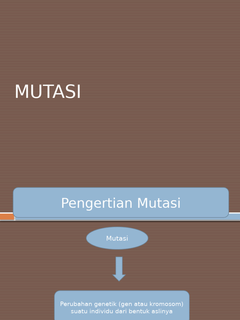 Mutasi Genetik | PDF