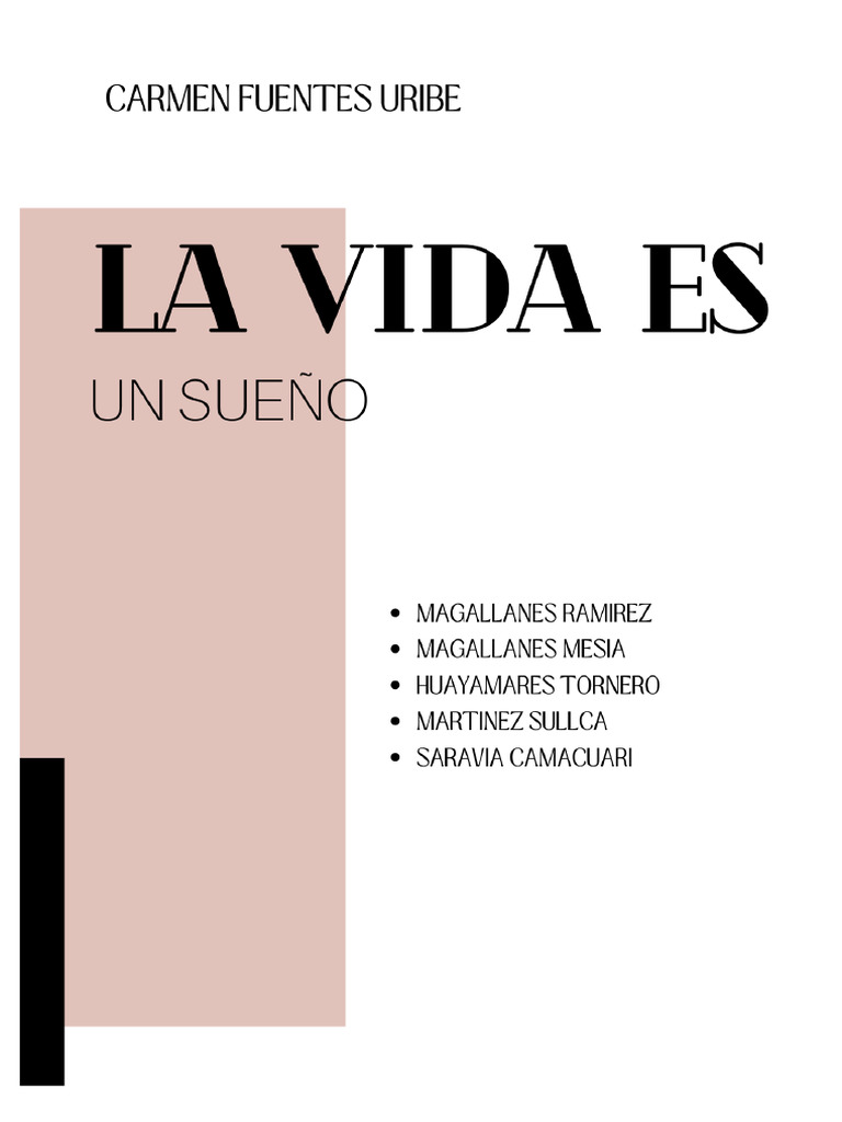 La Vida Es Un Sueño | PDF