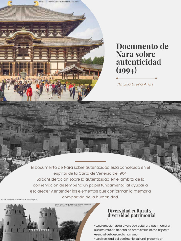 Documento de Nara Sobre La Autenticidad (1994) | PDF