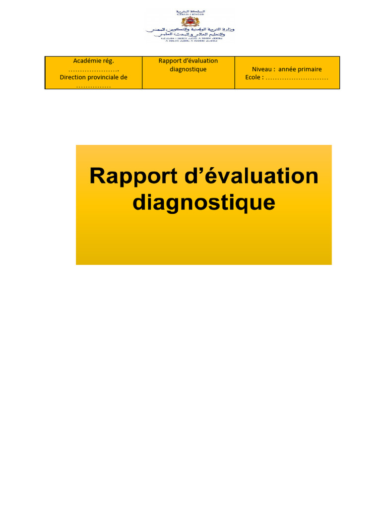Rapport | PDF