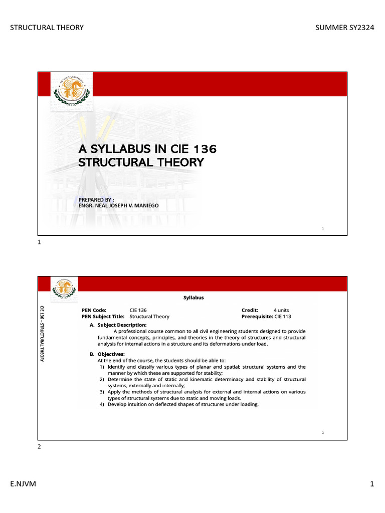 Struct Sylabbus Orientation - 085321 | PDF