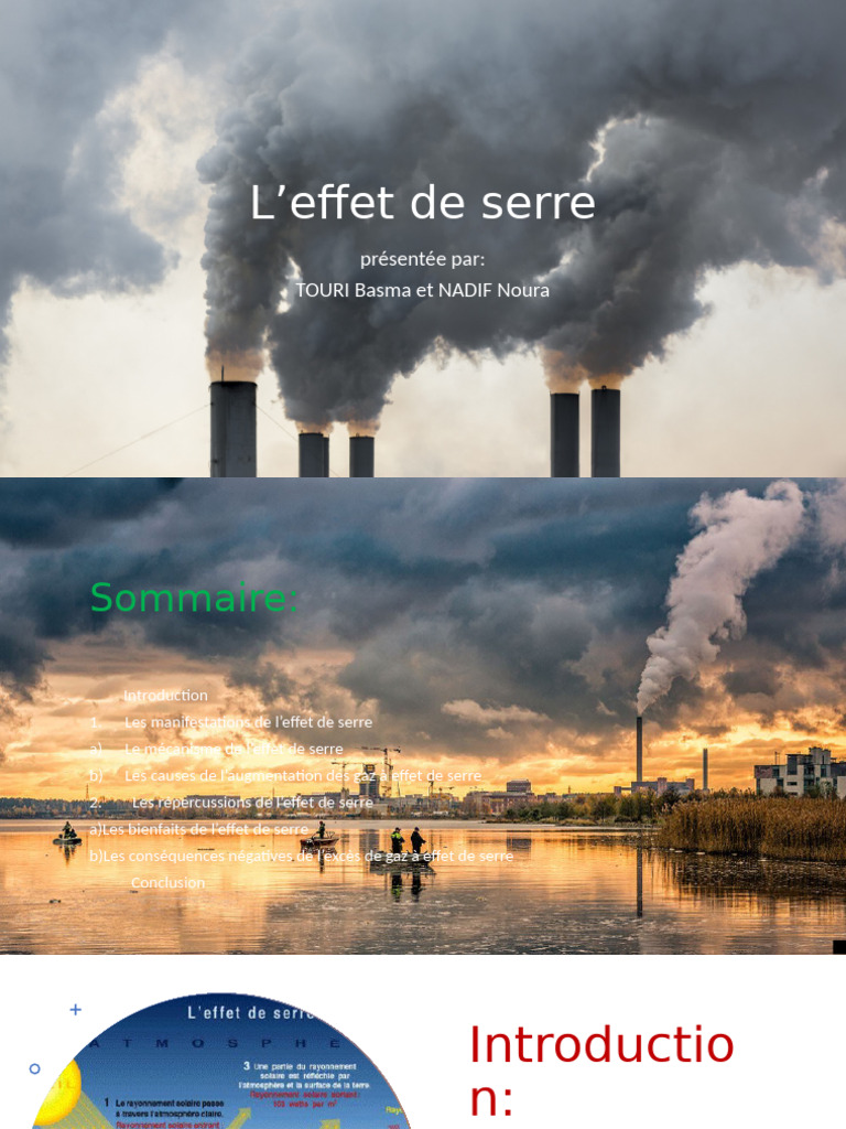 Exposé Sur L'effet de Serre | PDF