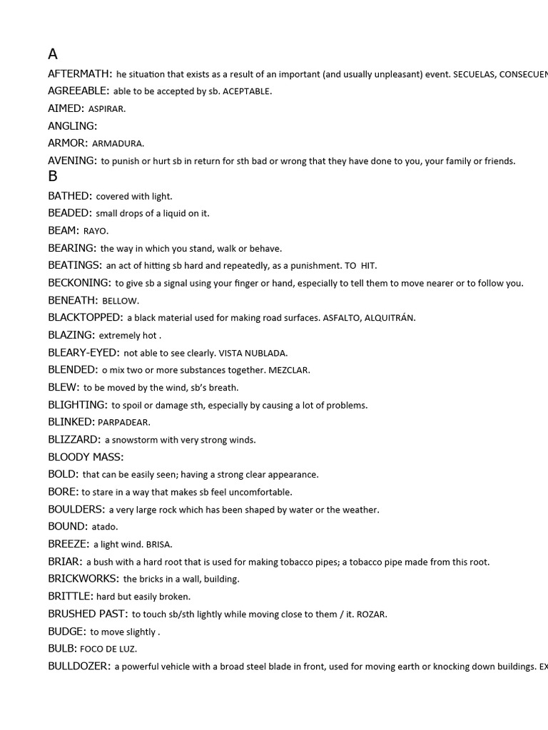 CUADRO MEANINGS bethany | PDF