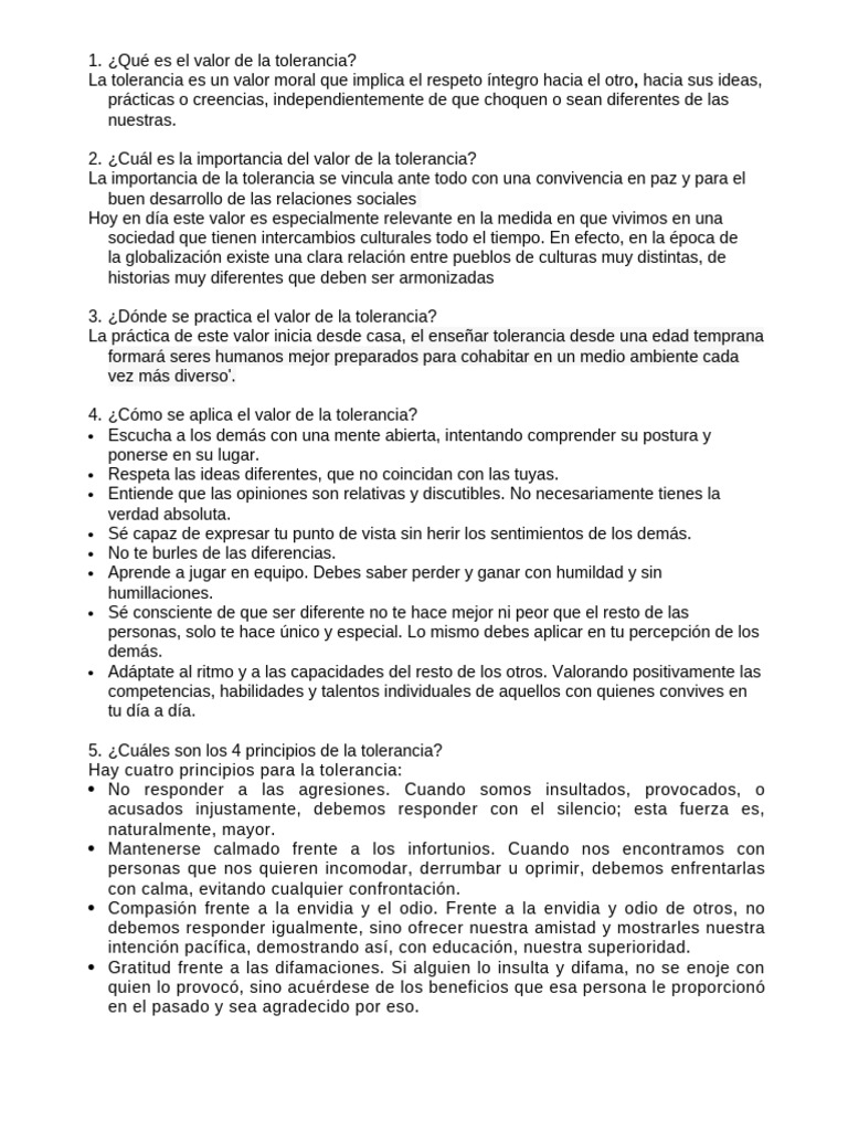 Qué Es El Valor de La Tolerancia | PDF