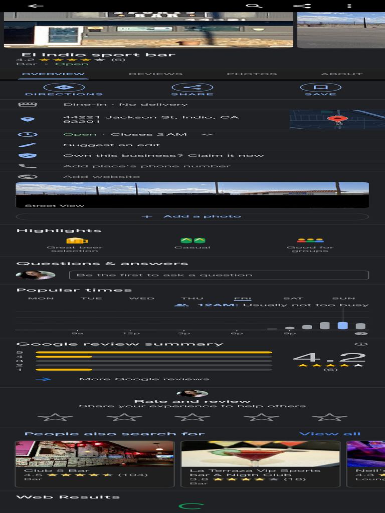 Indio Sports Bar - Google Search | PDF