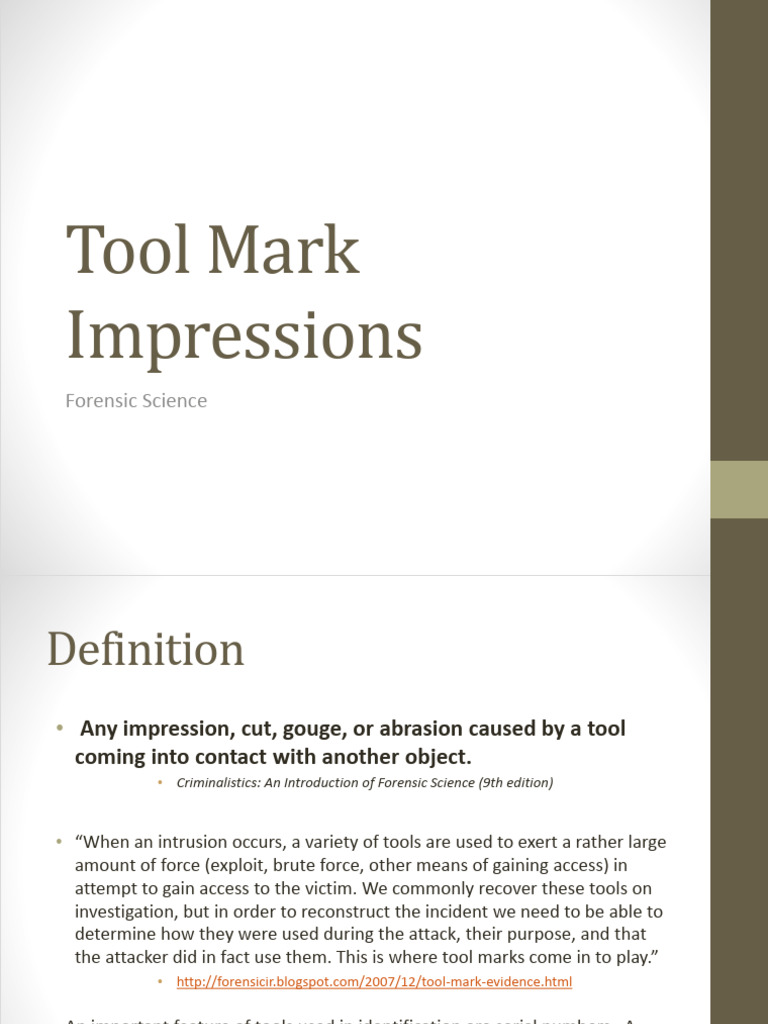 5. tool_mark_impressions | PDF