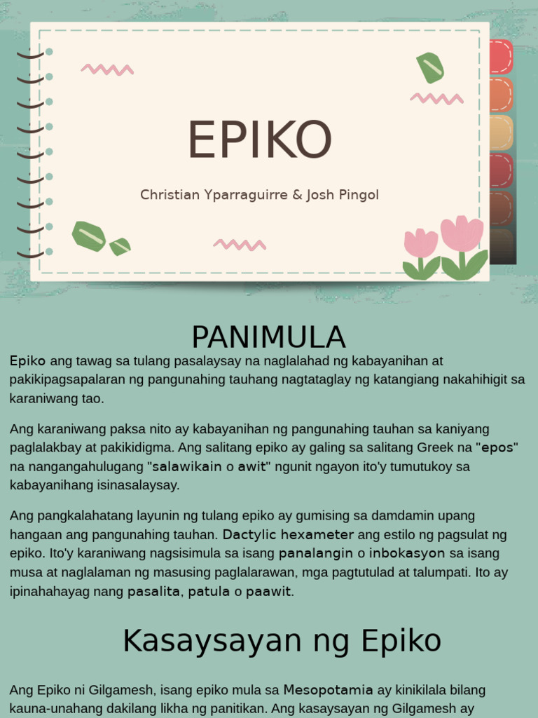 Epiko | PDF