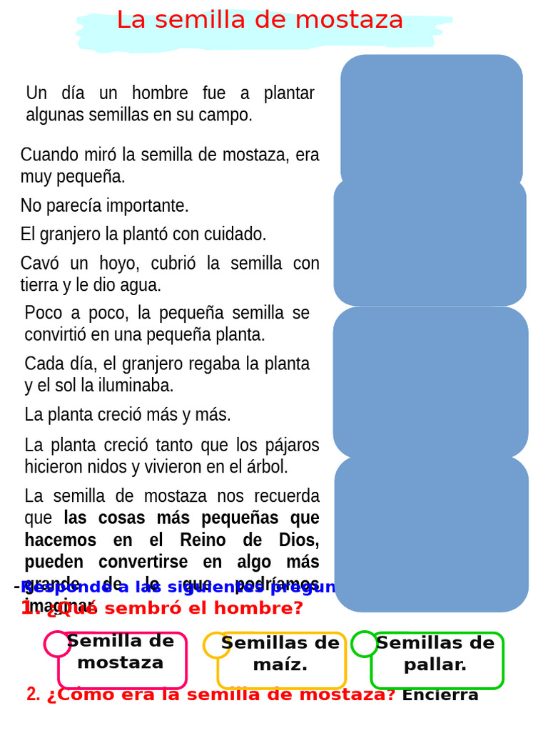 F.parábola de La Semilla de Mostaza | PDF