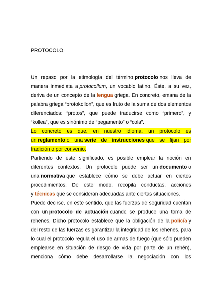 PROTOCOLO | PDF