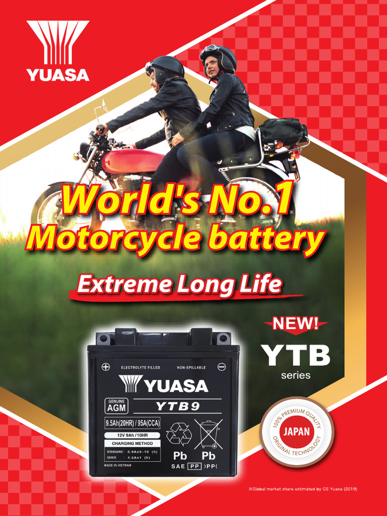 Catalogo de Baterias YTB | PDF