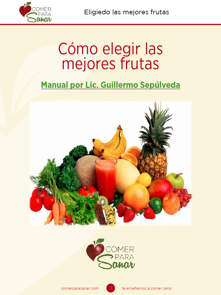 Cómo Elegir Las Mejores Frutas | PDF