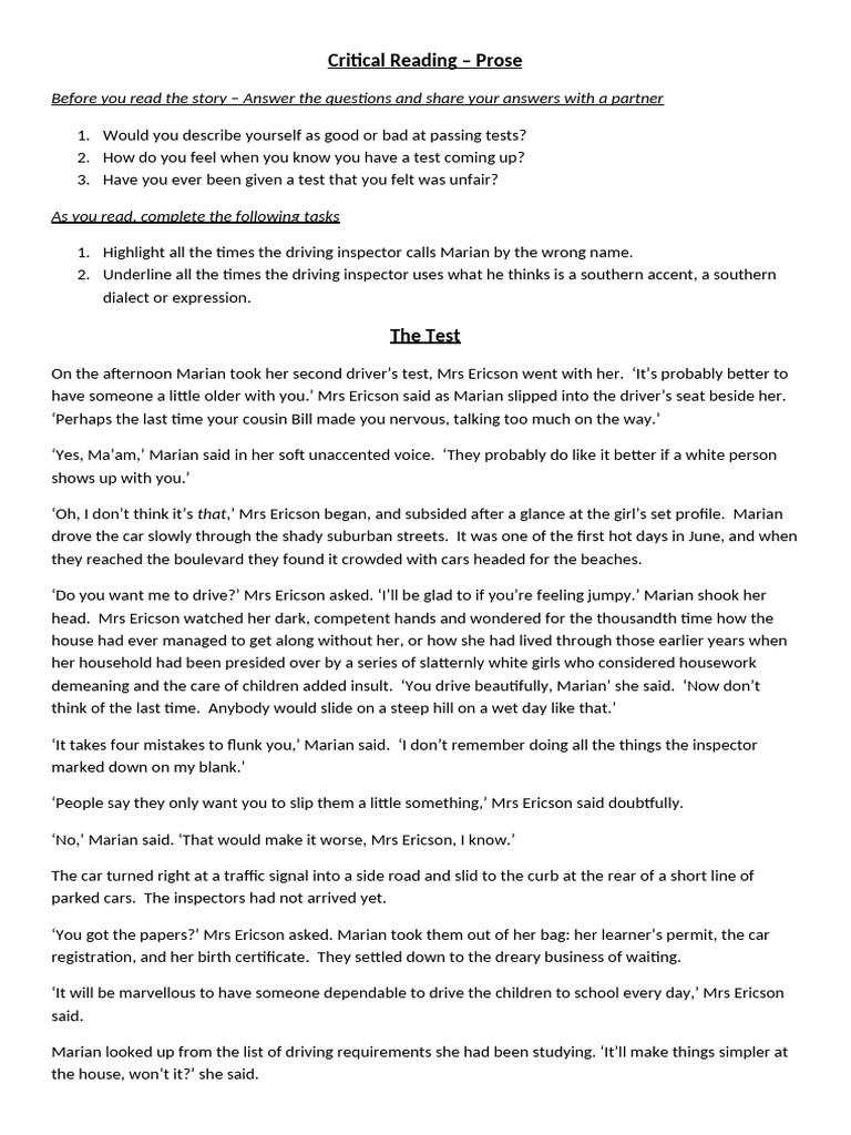 critical-reading-test | PDF