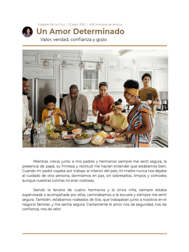 Un Amor Determinado | PDF