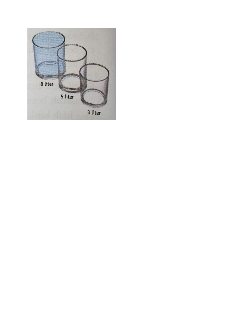 Algoritma Pemindahan Gelas | PDF