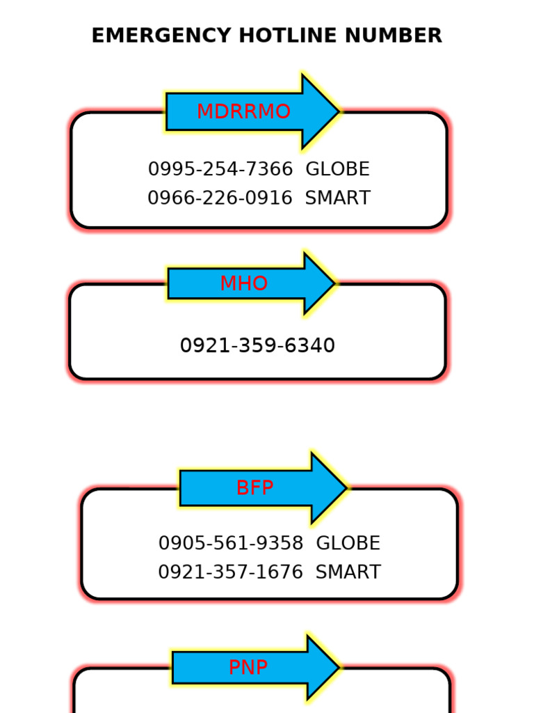 EMERGENCY HOTLINE NUMBER | PDF