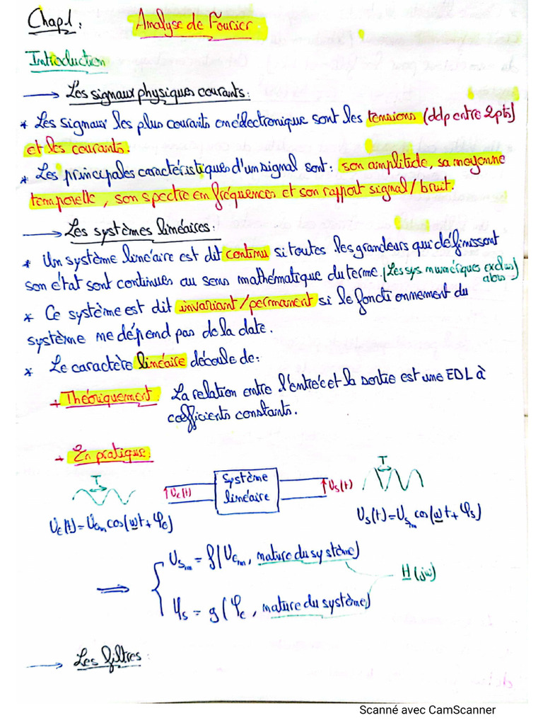 Analyse de Fourier | PDF