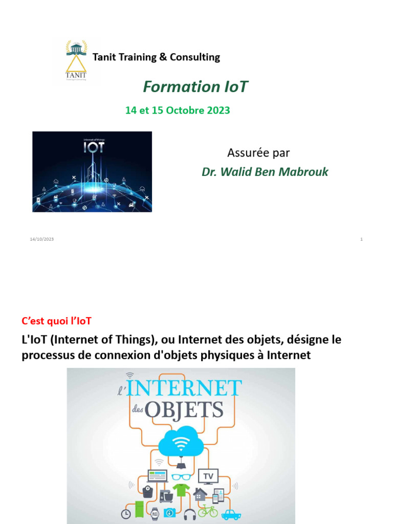 presentation IoT | PDF