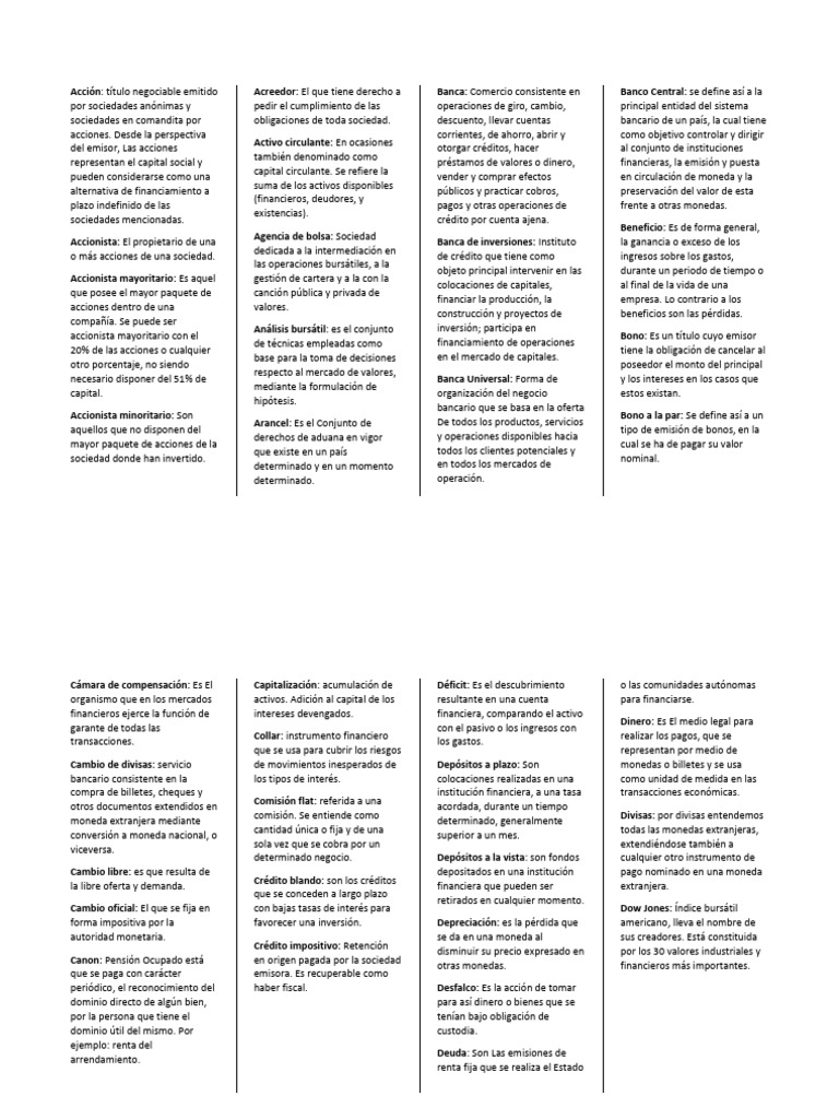 Diccionario Admon. | PDF