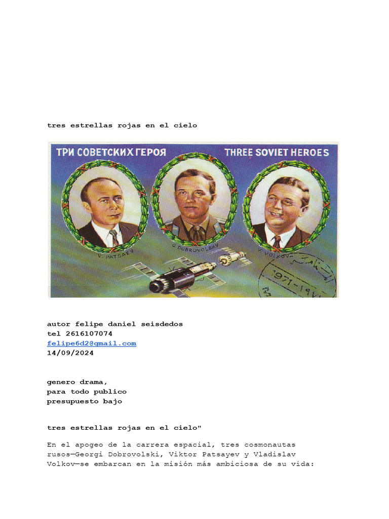 Tres Estrellas Rojas en El Cielo | PDF