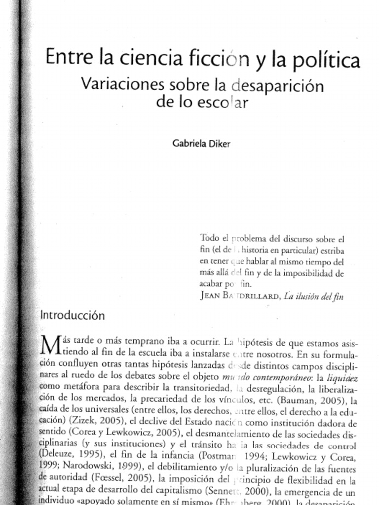 Driker Entre La Ciencia Ficcion y La Politica | PDF