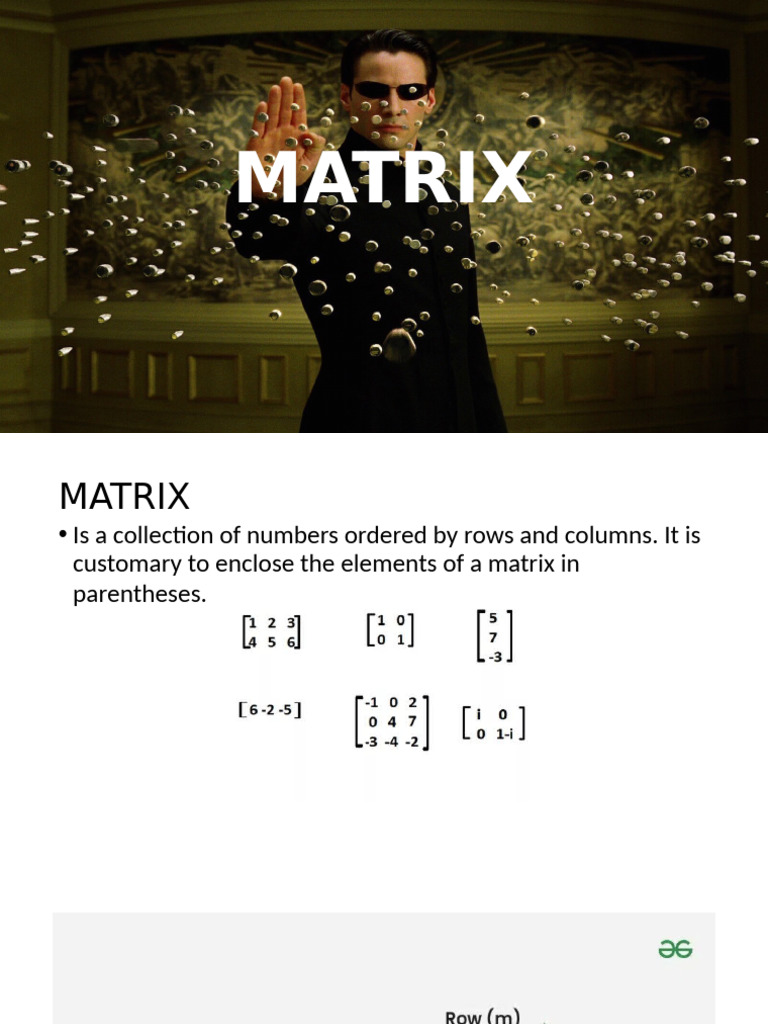 Matrix | PDF