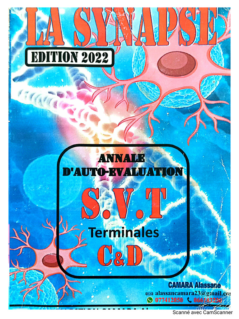Annale SVT Terminales CD | PDF