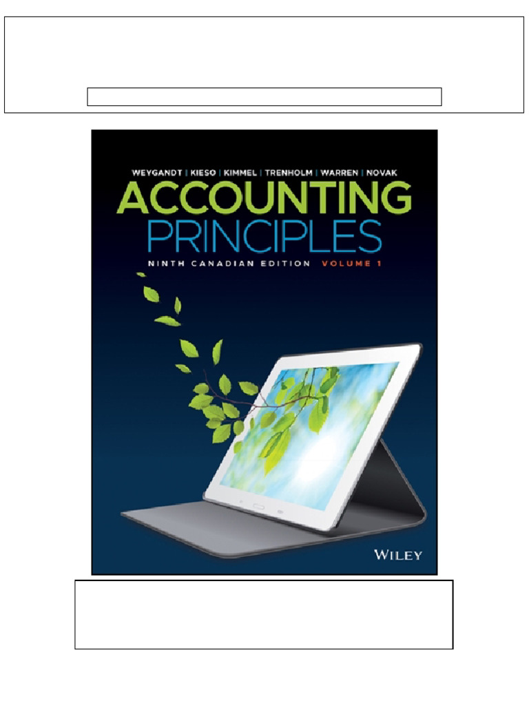 Solutions For Accounting Principles, Volume 1, Enhanced Etext, Canadian ...