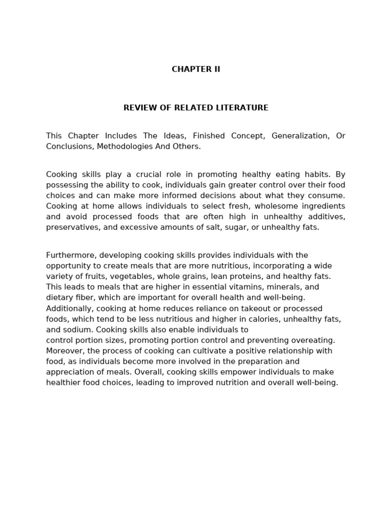 CHAPTER II Review Related Literature | PDF