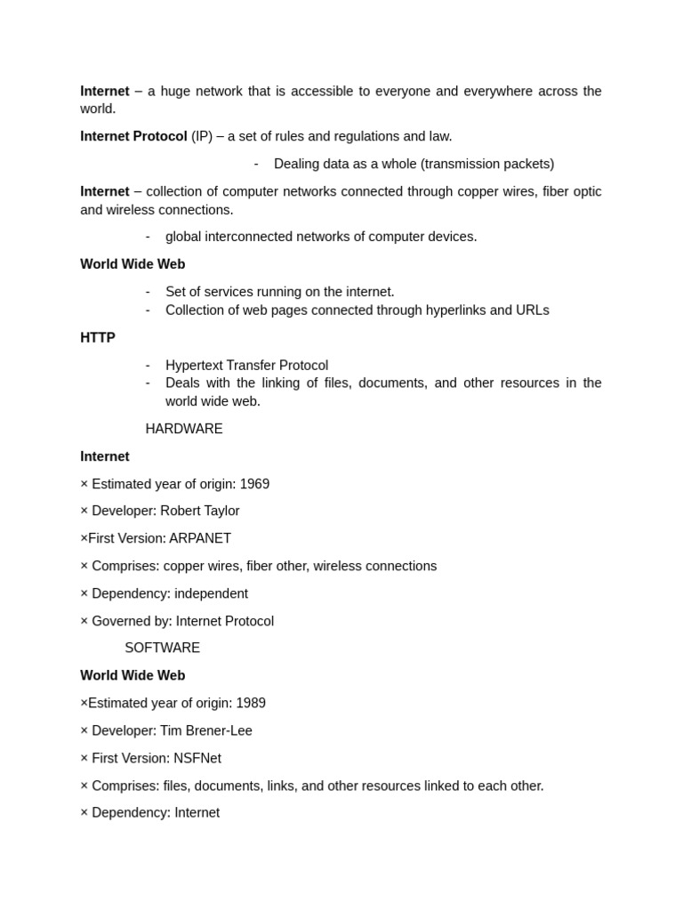 Reviewer Chapter 2 Web Creation | PDF