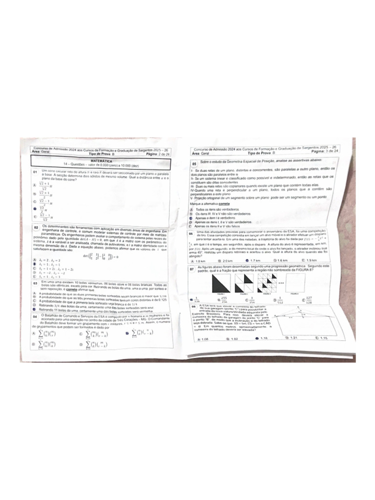 Concurso ESA Prova (1) | PDF
