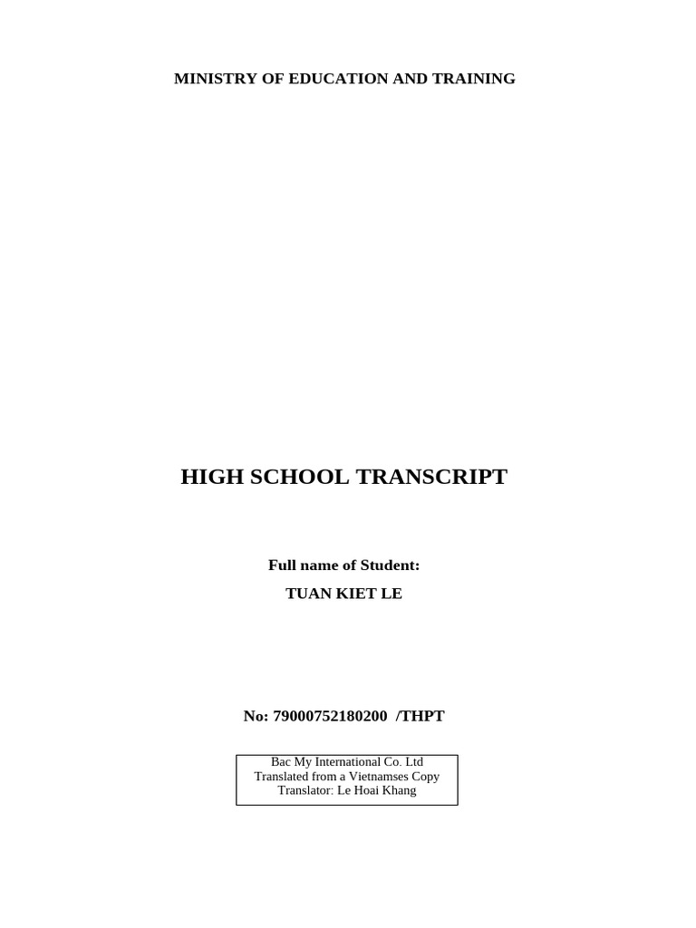 Ministry of Education and Training Bill | PDF
