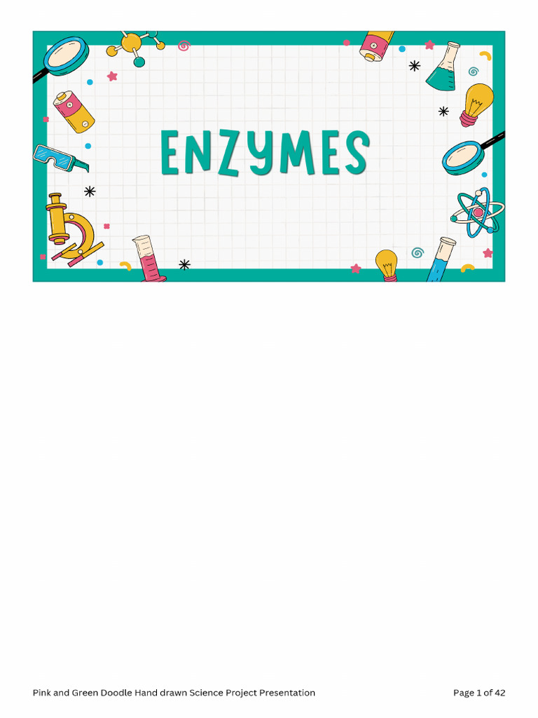 Pink and Green Doodle Hand Drawn Science Project Presentation | PDF