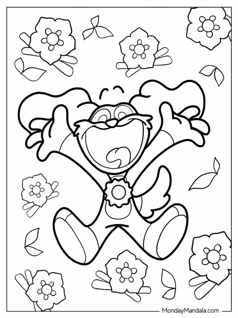 Happy DogDay Coloring Sheet For Preschoolers | PDF