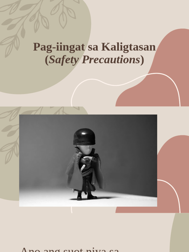 Pag Iingat Sa Kaligtasan | PDF