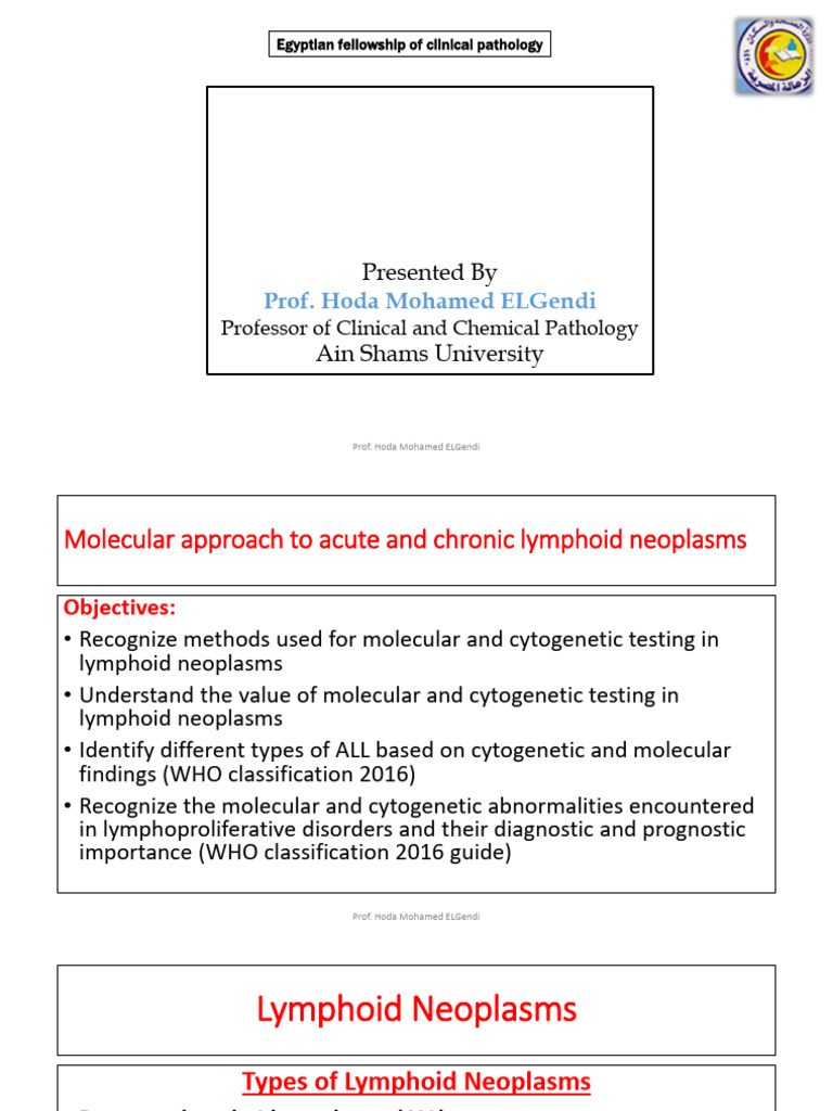 31-Molecular Approach To Acute and Chronic Lymphoid Neoplasms SC | PDF