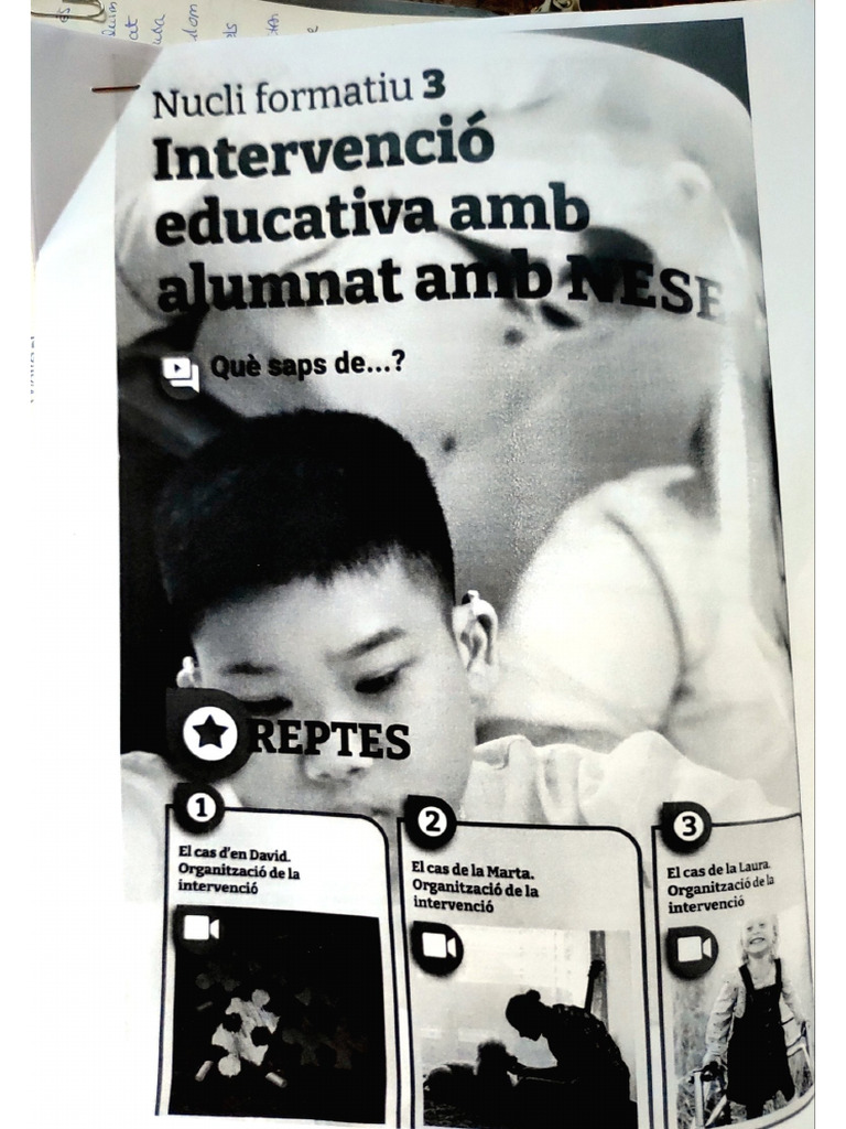 Intervenció Educativa NESE | PDF