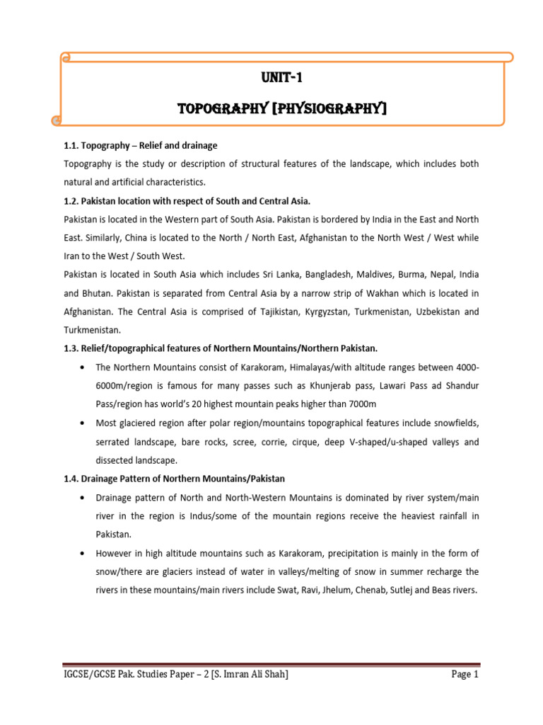 Unit 1 Paper 2 Lecture 1 Pdf