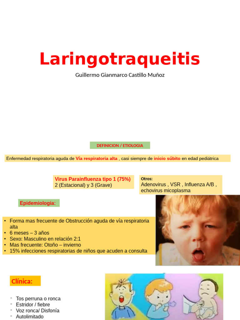 Laringotraqueitis y OMA | PDF