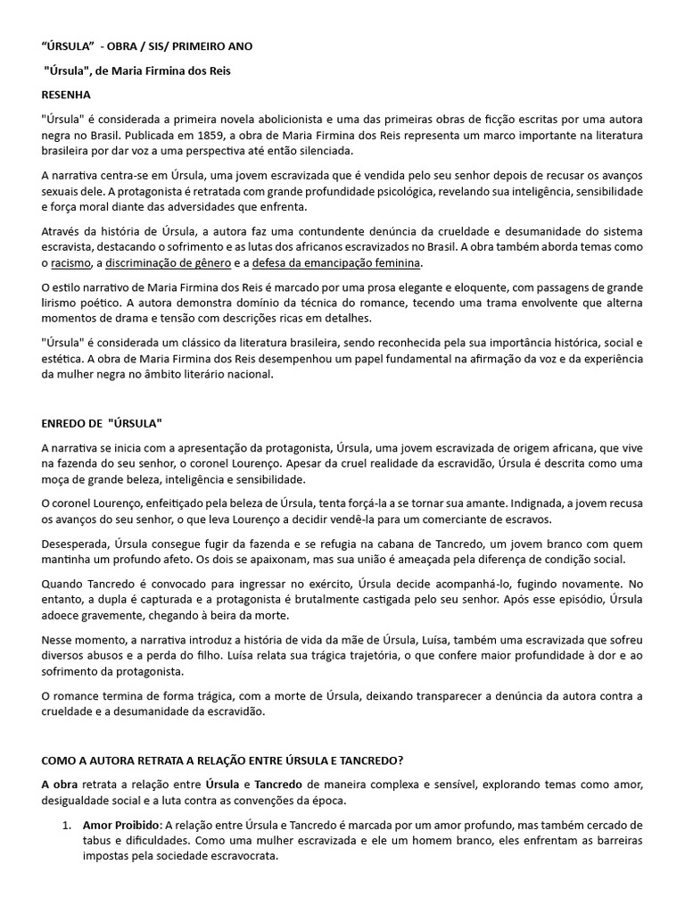 ÚRSULA | PDF