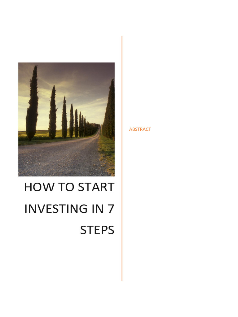 How To Start Investing | PDF